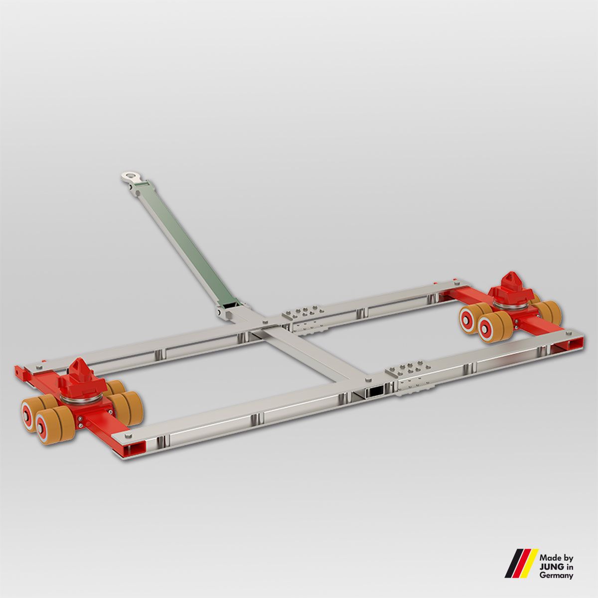 Professional transportation of containers with the tandem trolley JTL ...
