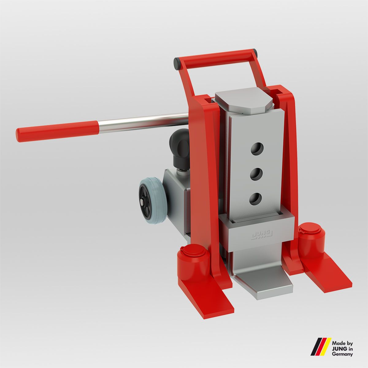 Leistungsfähige hydraulische Maschinenheber JUNG Hebetechnik