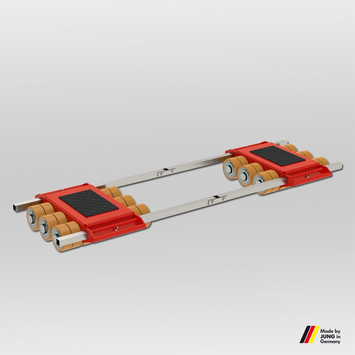 Powerful transportation with the JLB 40 H steerable trolley from JUNG