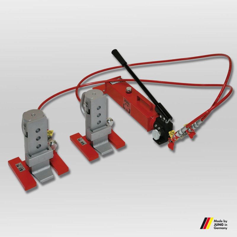 Leistungsfähige hydraulische Maschinenheber JUNG Hebetechnik