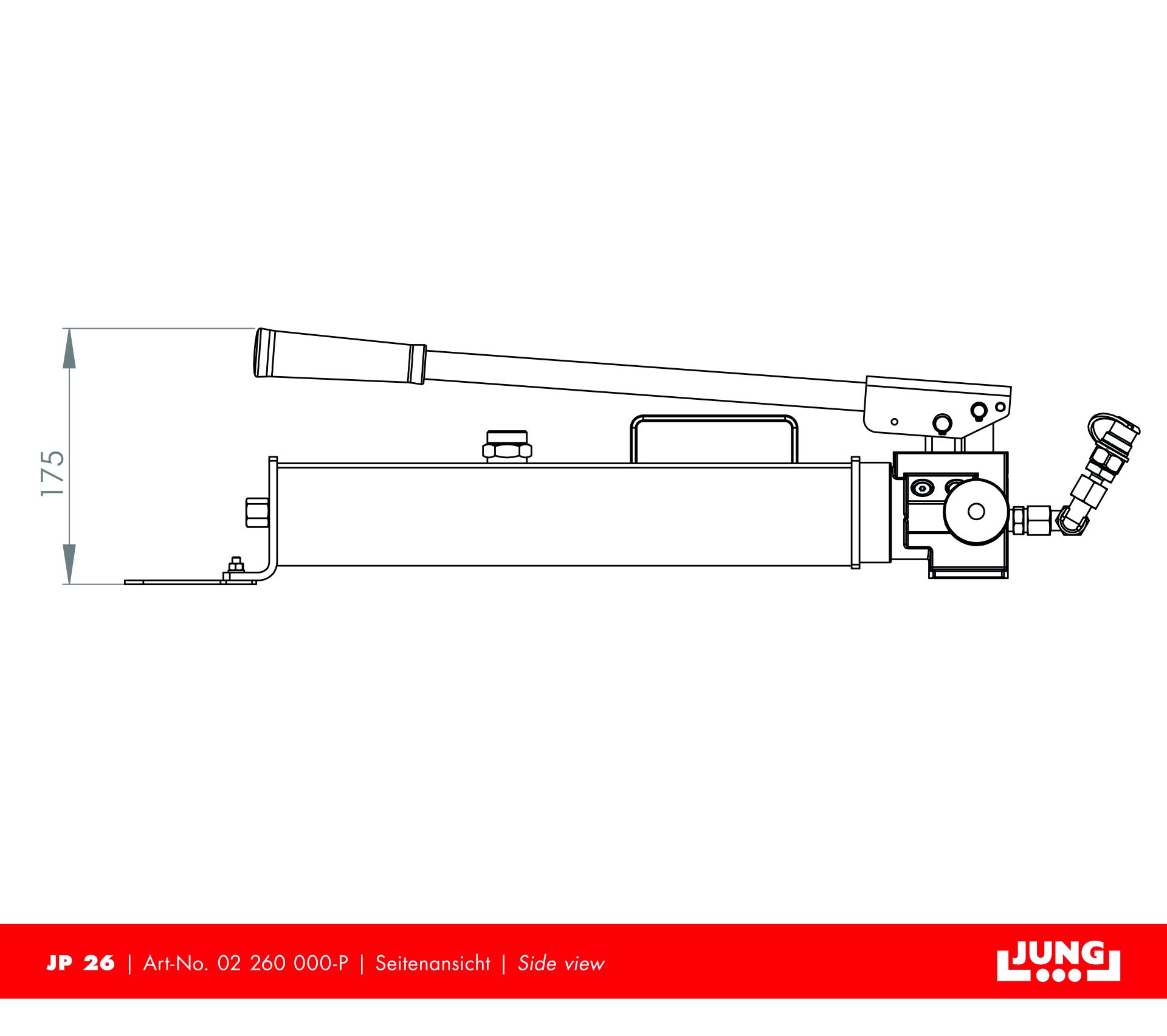 Hand Pump JP 26 – durable, reliable & easy to use